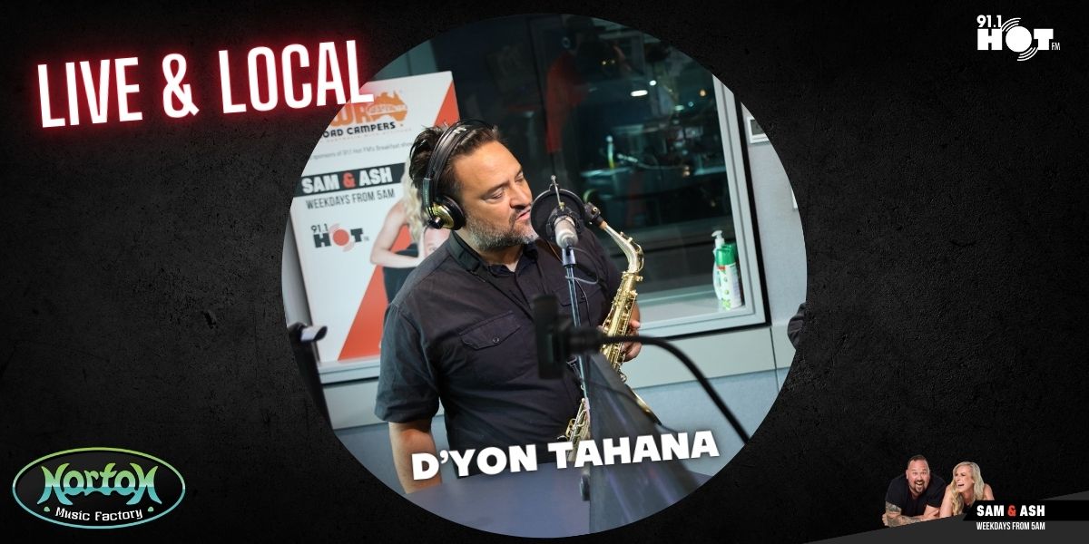 D'yon Tahana Brought the Sax Appeal to Live and Local - 91.1 Hot FM