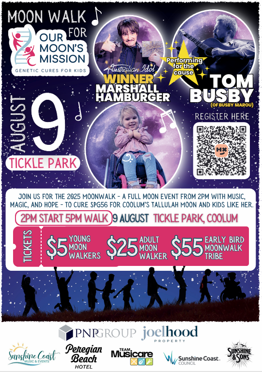 Moonwalk for Our Moon's Mission - Coolum Beach - 91.1 Hot FM
